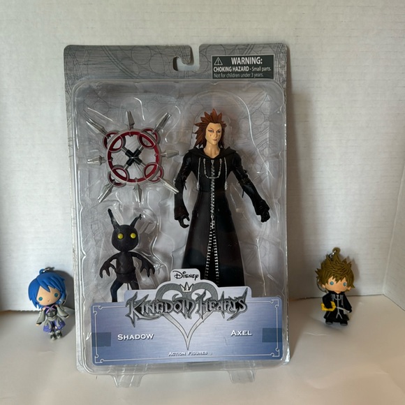 Disney | Toys | Kingdom Hearts Select Axel Shadow Action Figure Set ...